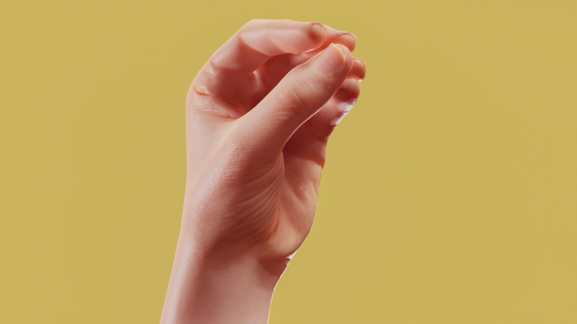 3D 16 Single Male Posed Hands Model - TurboSquid 2200535