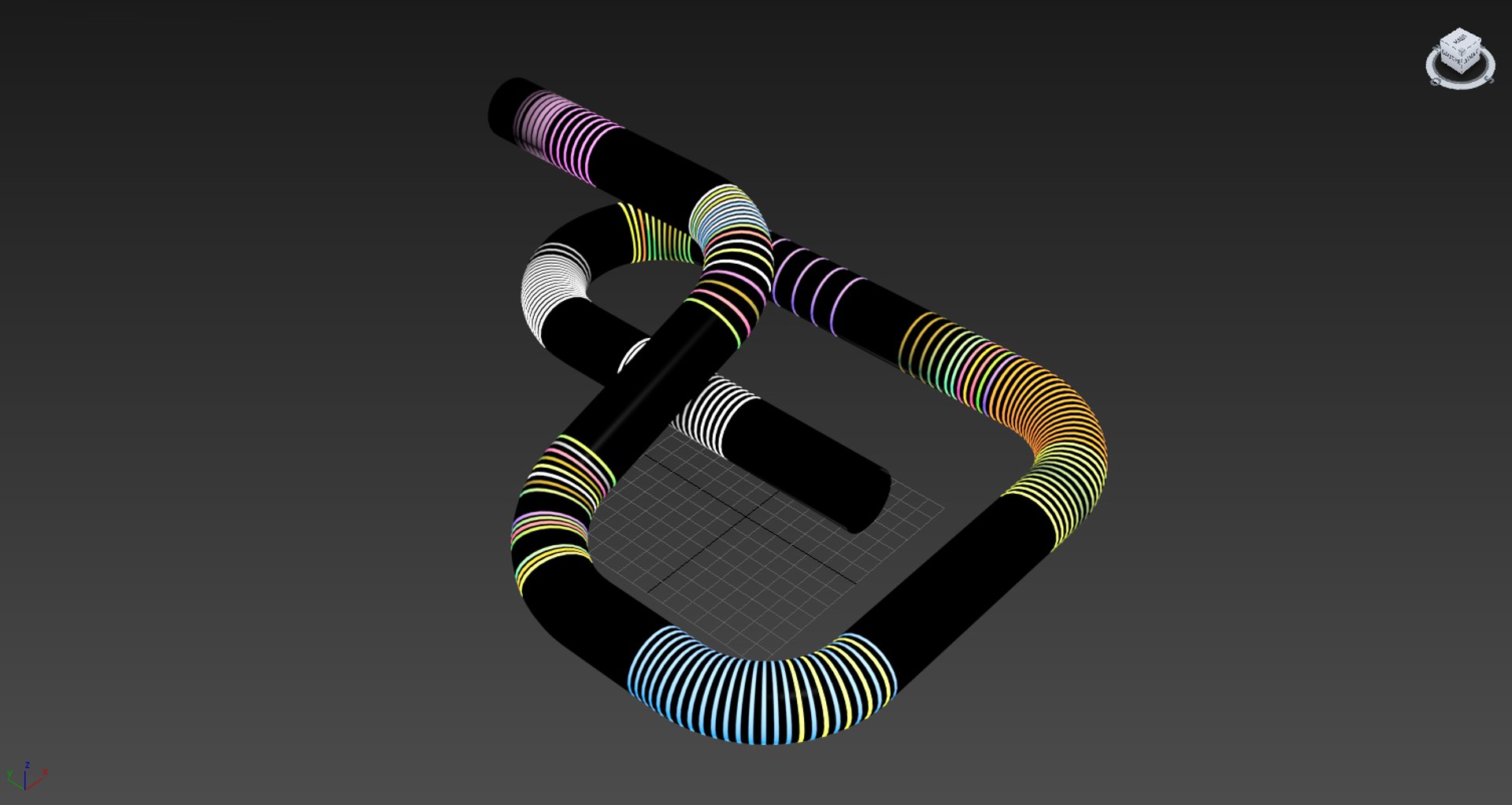 3D Tunnel Tube Light Animation Model - TurboSquid 1696729