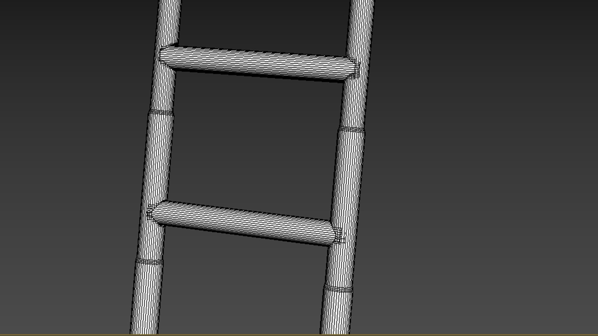 Bamboo Ladder 3D Model - TurboSquid 2077073