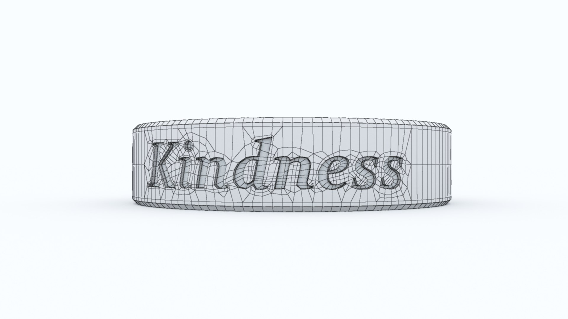 3D Kindness Ring Gold Model - TurboSquid 1895602