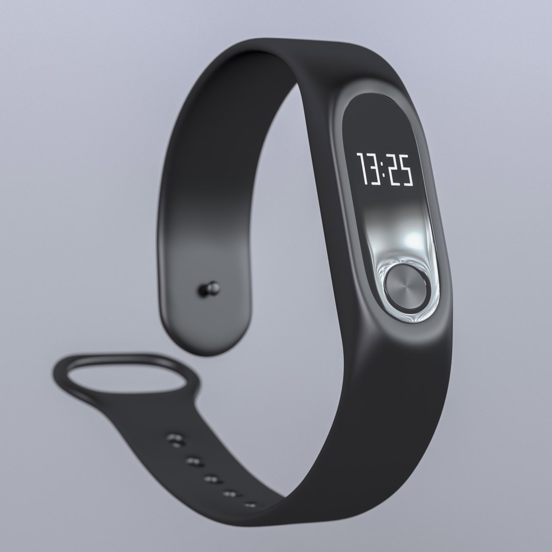 Mi Band 2 3D Model - TurboSquid 1874552