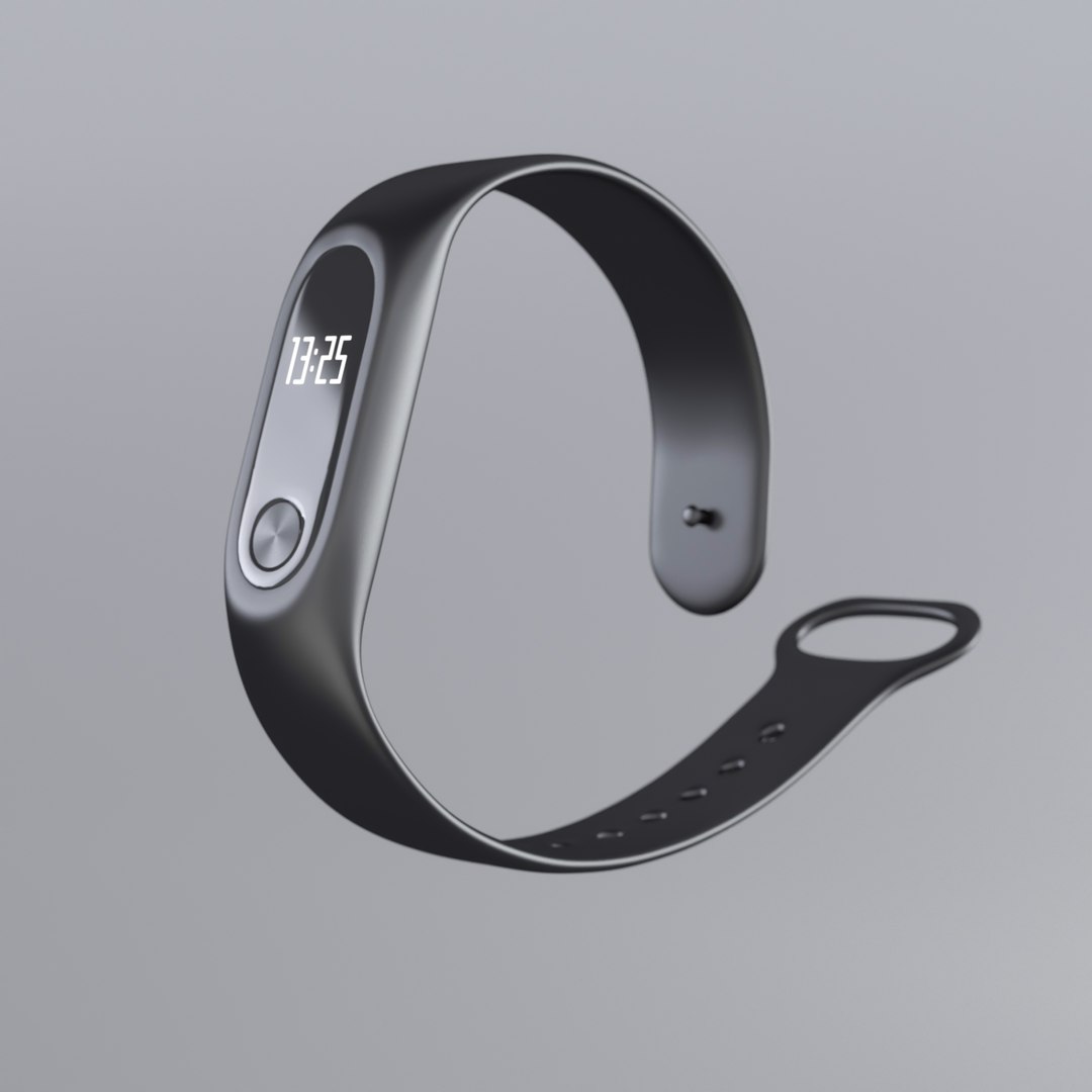 Mi Band 2 3D Model - TurboSquid 1874552