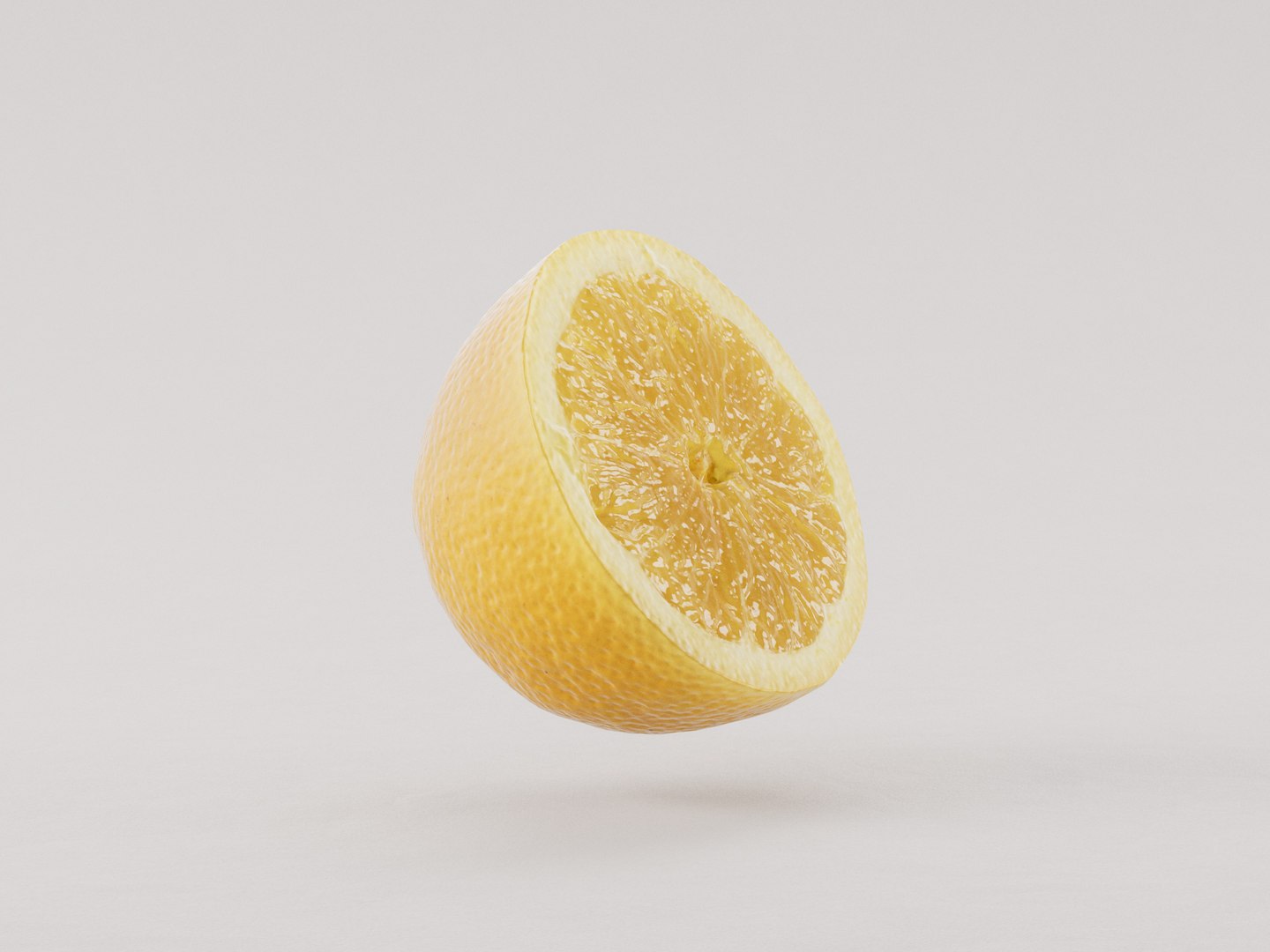 3D Half Cut Lemon Model - TurboSquid 2417822