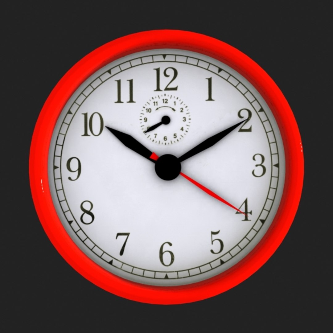 Wall Clock 3d 3ds