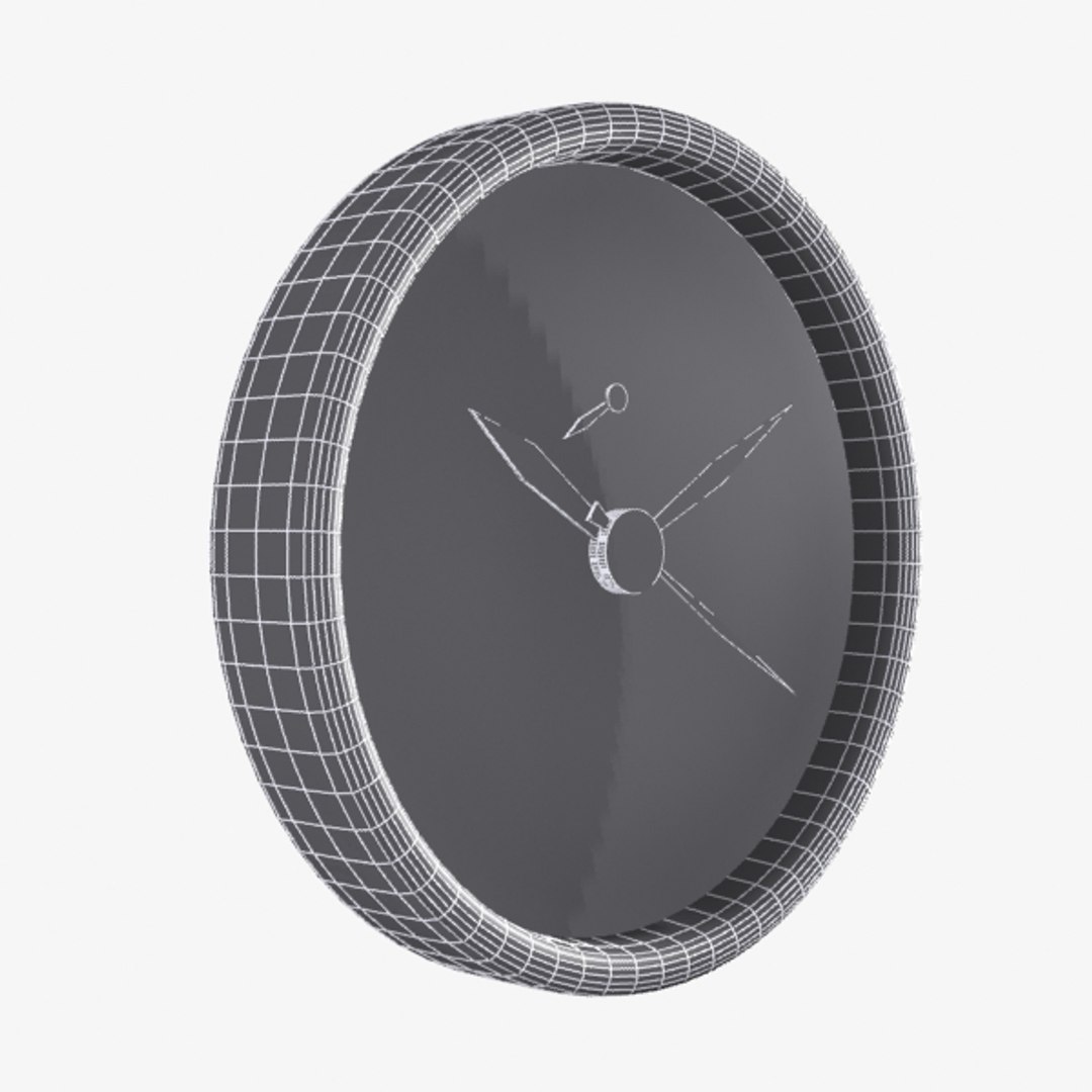 Wall Clock 3d 3ds