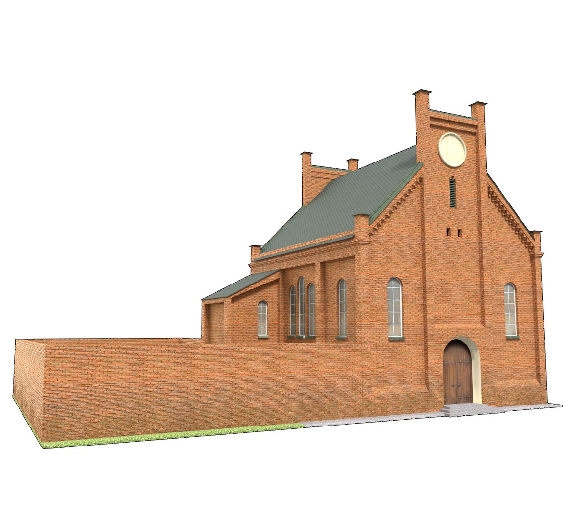 3D Model Synagogue - TurboSquid 1204129