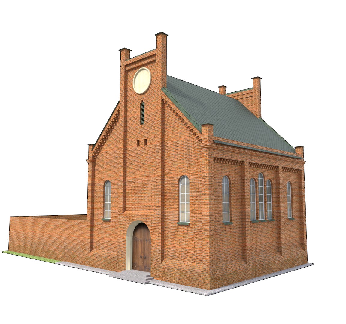3D Model Synagogue - TurboSquid 1204129