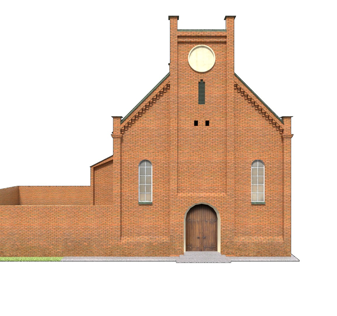 3D Model Synagogue - TurboSquid 1204129