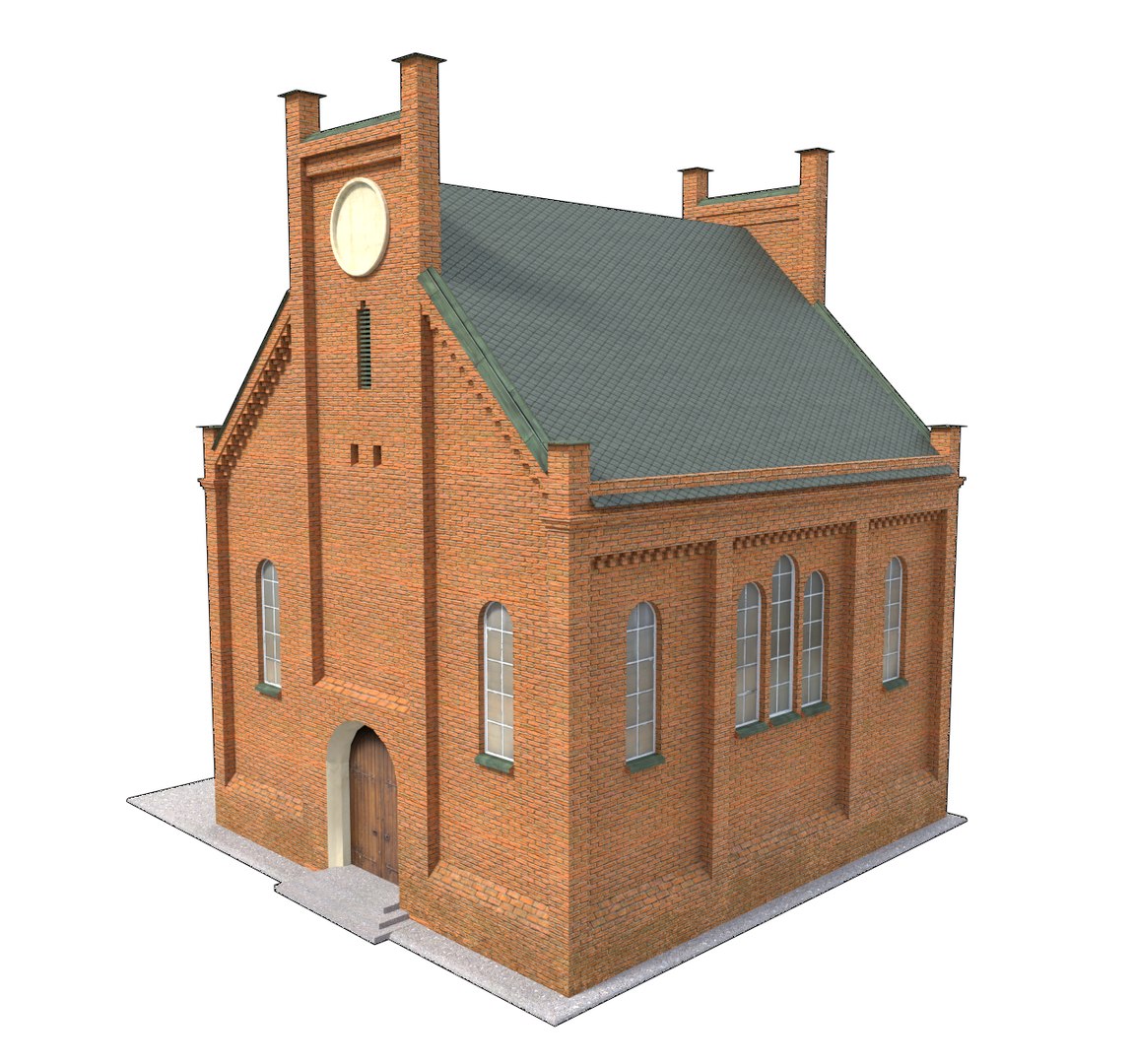 3D Model Synagogue - TurboSquid 1204129
