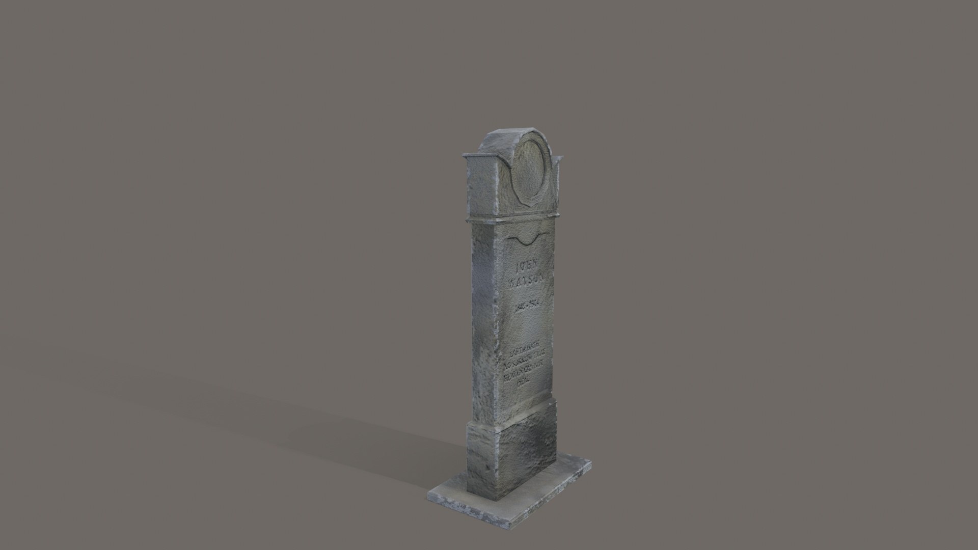 3D Model Tombstone 2 V08 - TurboSquid 2430704