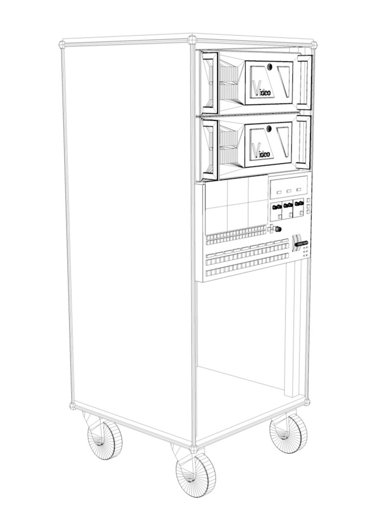 3D Video Rack - TurboSquid 1400637