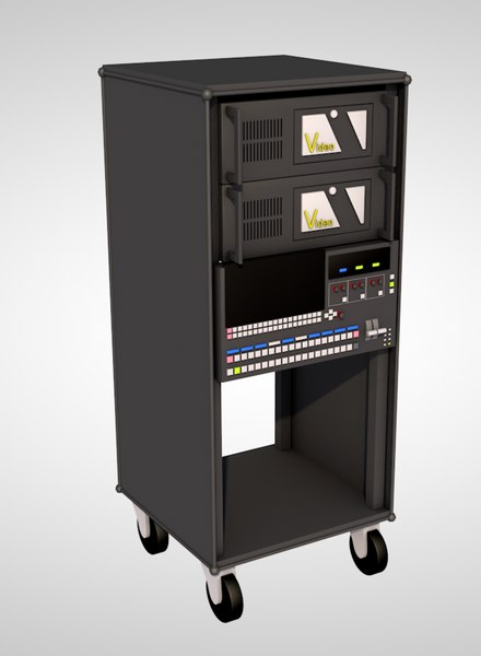 3D video rack - TurboSquid 1400637
