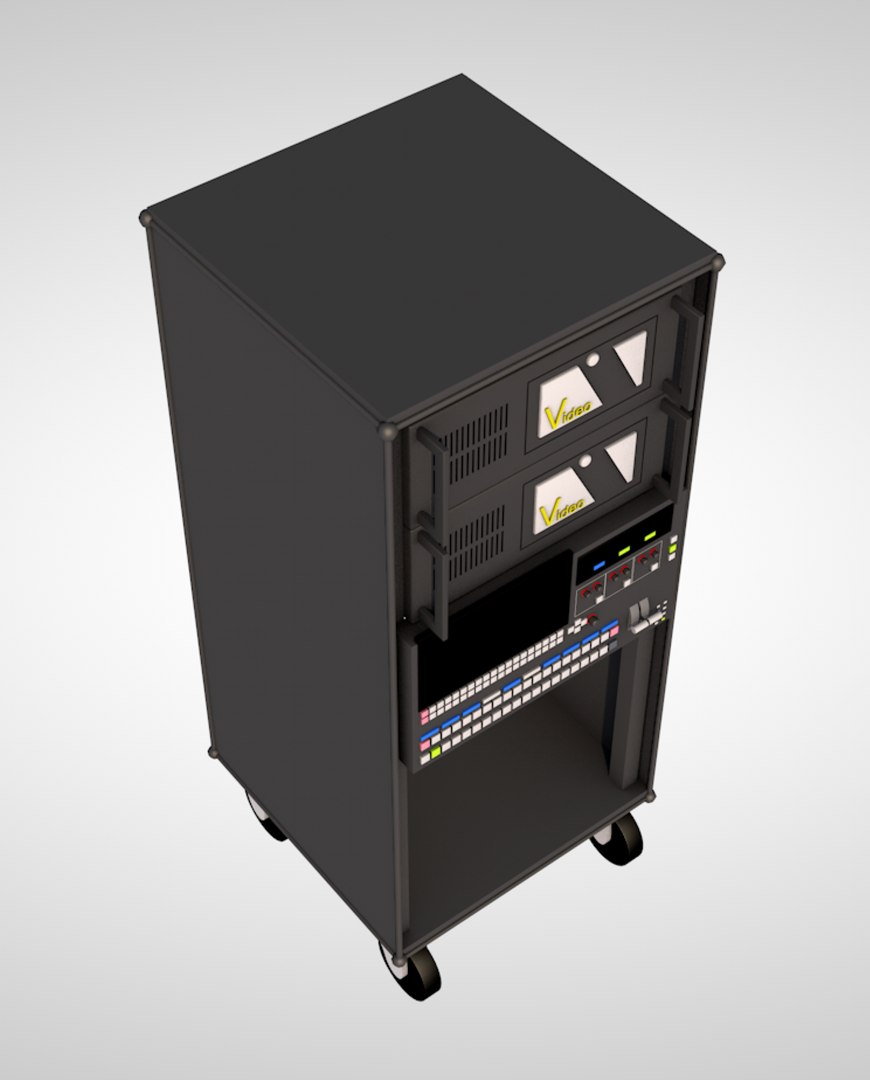 3D Video Rack - TurboSquid 1400637