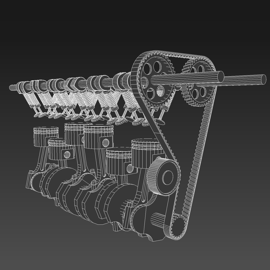 Dual Overhead Camshaft Dohc 3D Model - TurboSquid 1209404