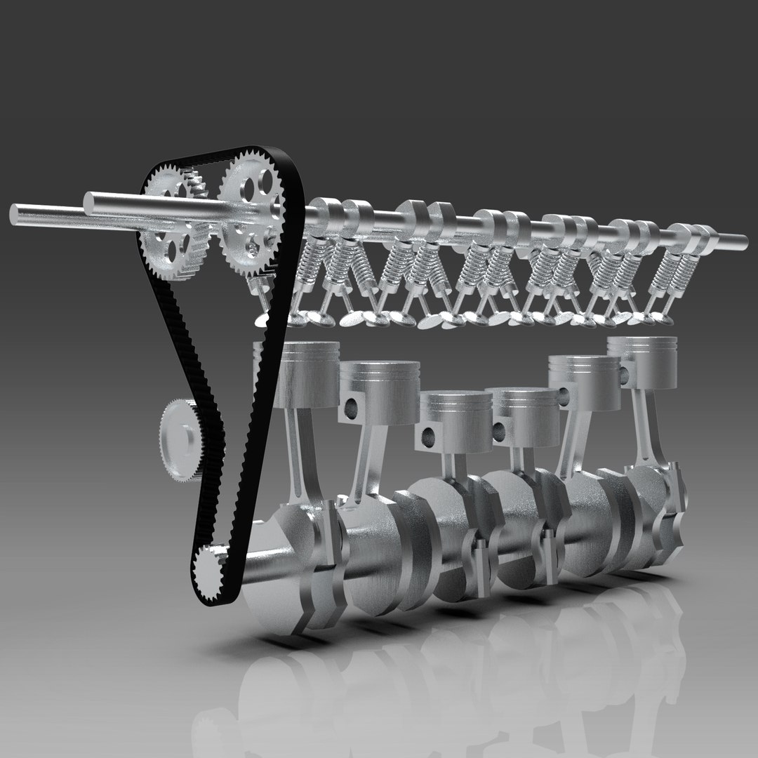 Dual Overhead Camshaft Dohc 3D Model - TurboSquid 1209404