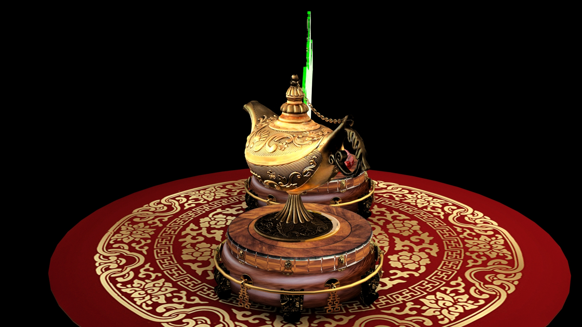 Chinese Magic Lamp 3D Model - TurboSquid 2282874