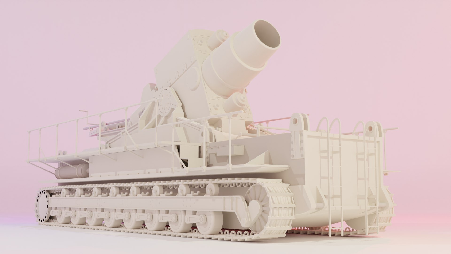 modelo 3d Self-propelled mortar Loki STL - TurboSquid 1993428