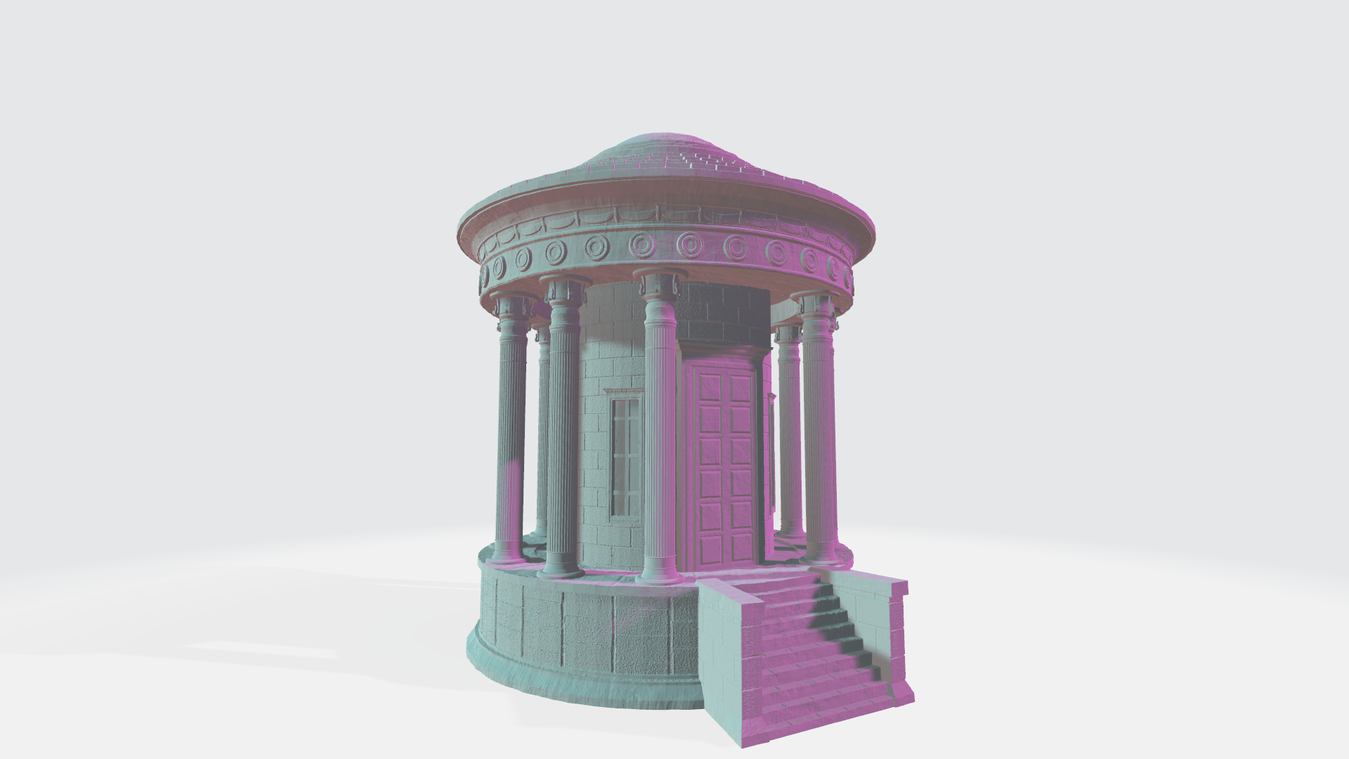 3D greek tower - TurboSquid 1687417