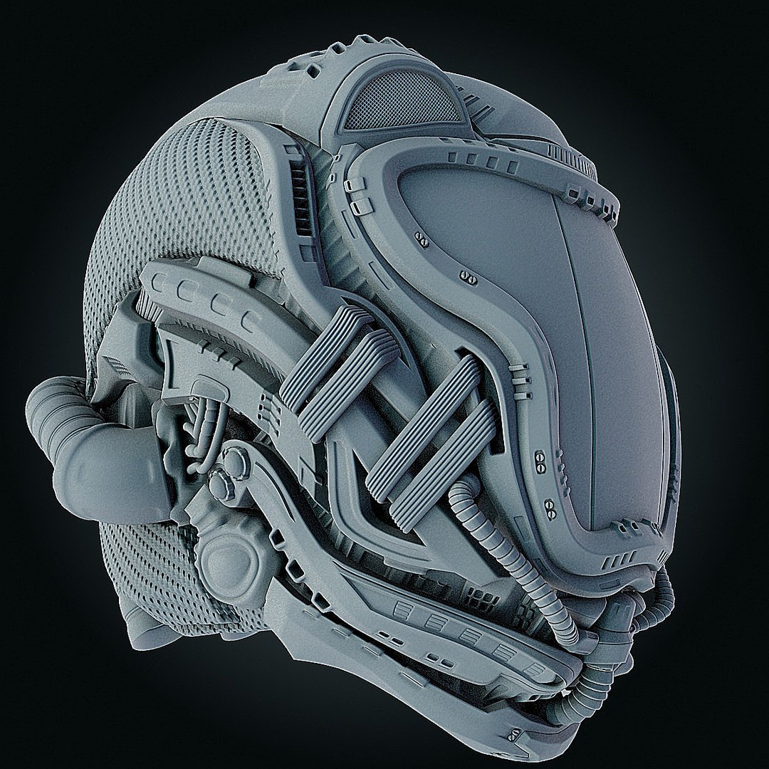 3D Sci-fi Helmet Hd - TurboSquid 1164002