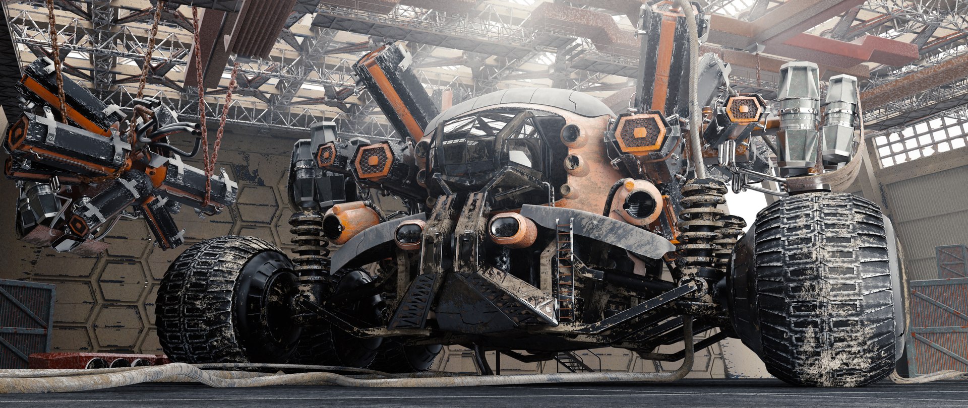 3D Scout Vehicle Sci-fi - TurboSquid 1168374