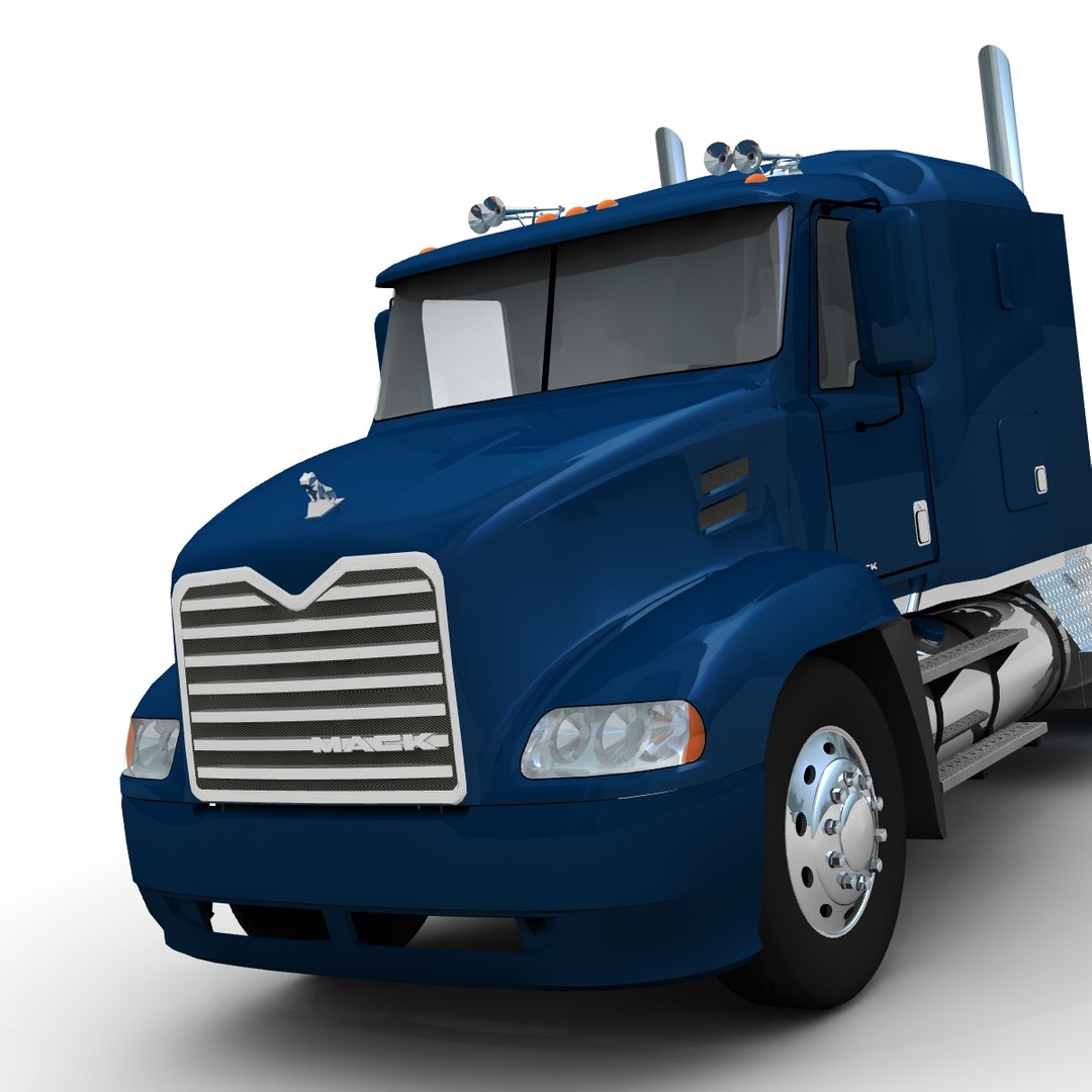 Mack Vision Truck Sleeper 3d Lwo