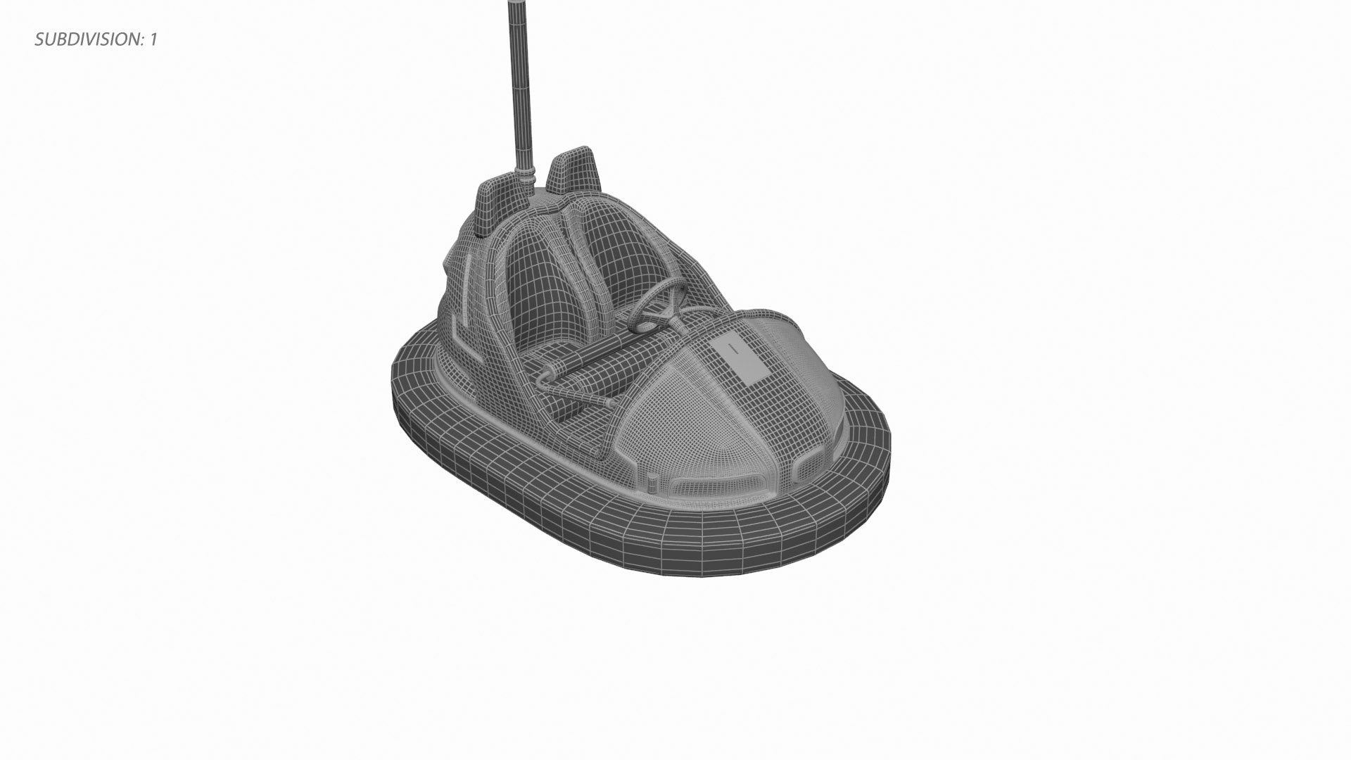 3D Model Bumper Car - TurboSquid 2427206
