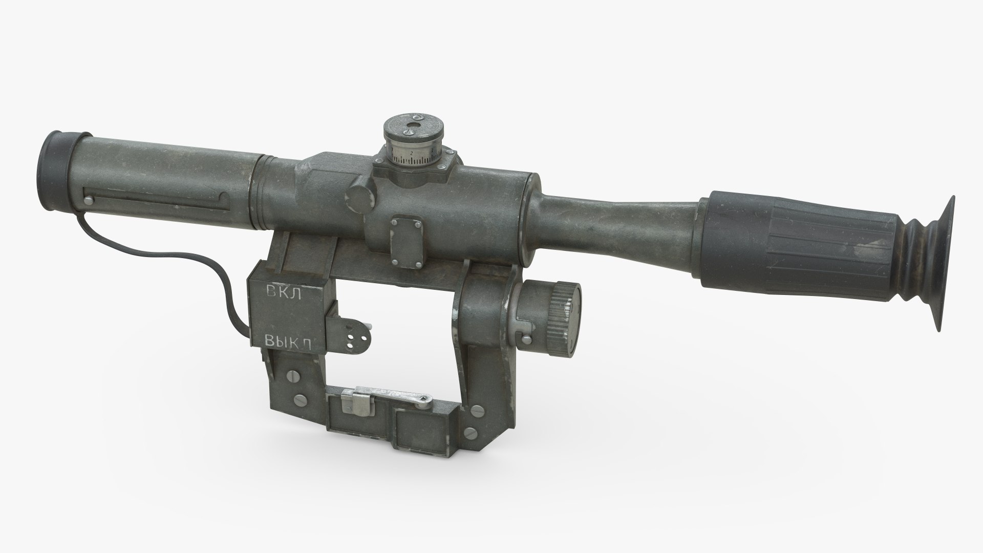 3D Dragunov Svd Riflescope Optics - TurboSquid 1338803