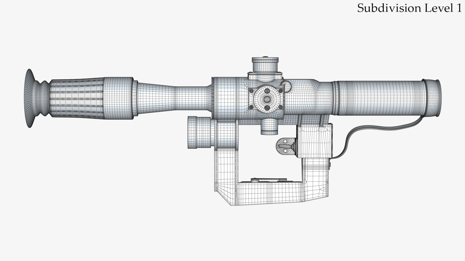 3D Dragunov Svd Riflescope Optics - TurboSquid 1338803