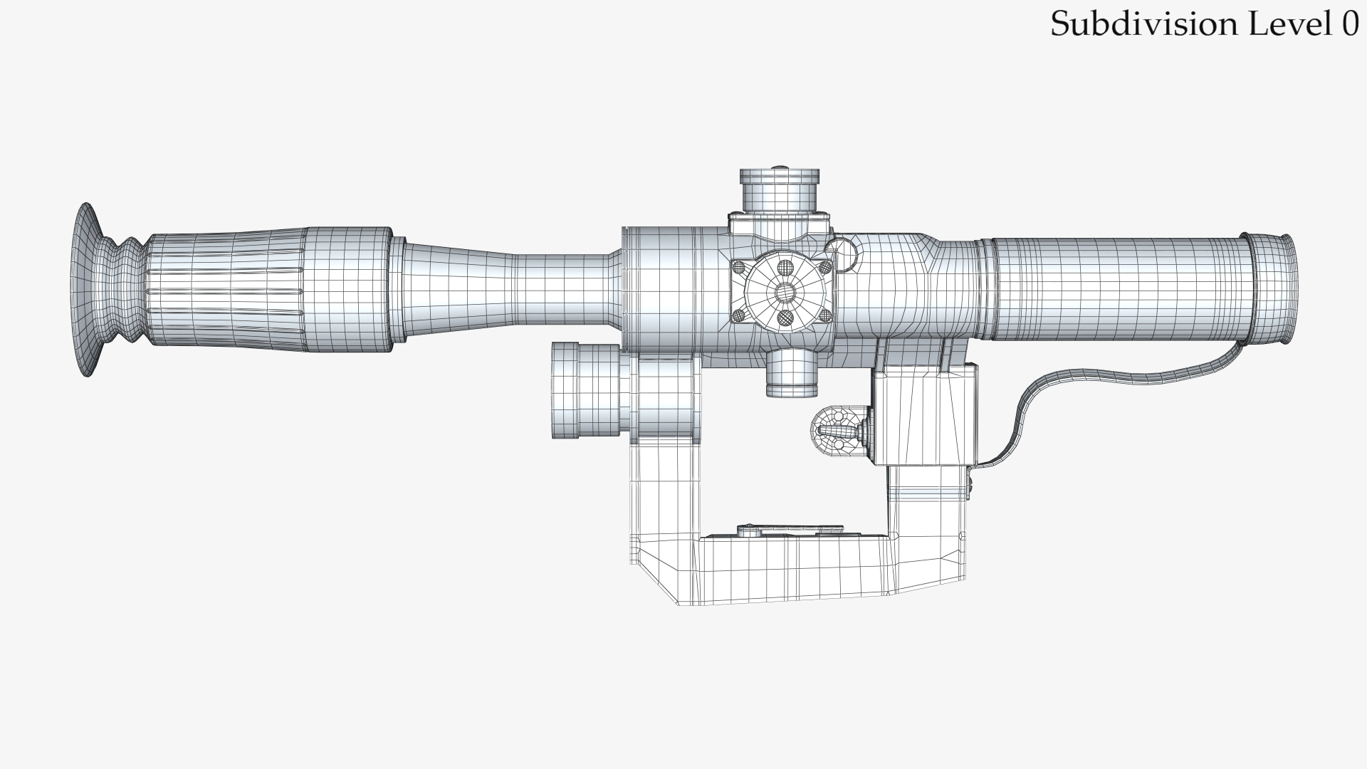 3D Dragunov Svd Riflescope Optics - TurboSquid 1338803