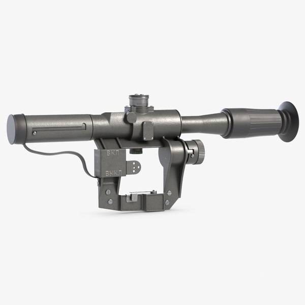 3D dragunov svd riflescope optics - TurboSquid 1338803
