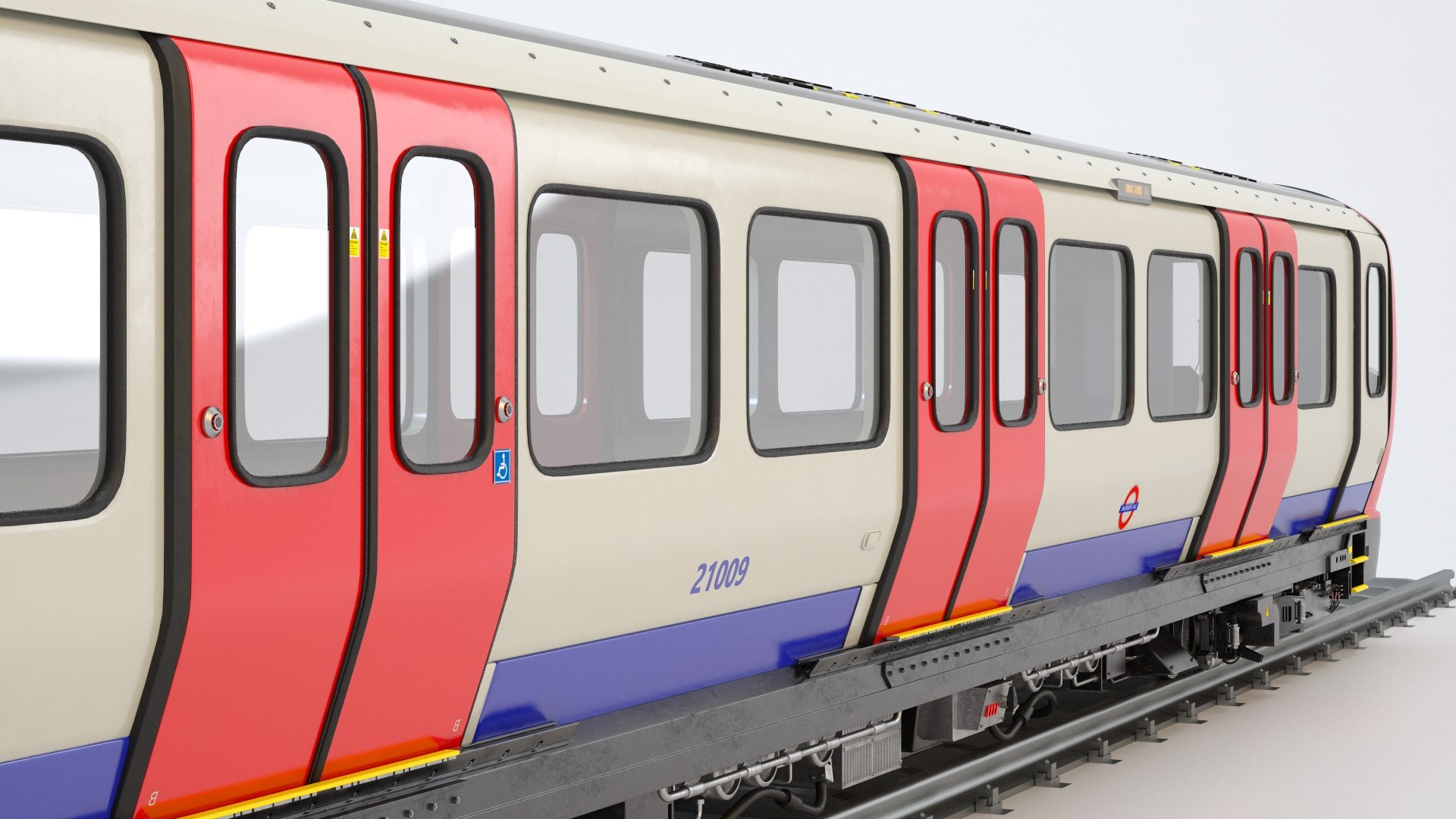 3D Metro Train S8 Model - TurboSquid 1757713