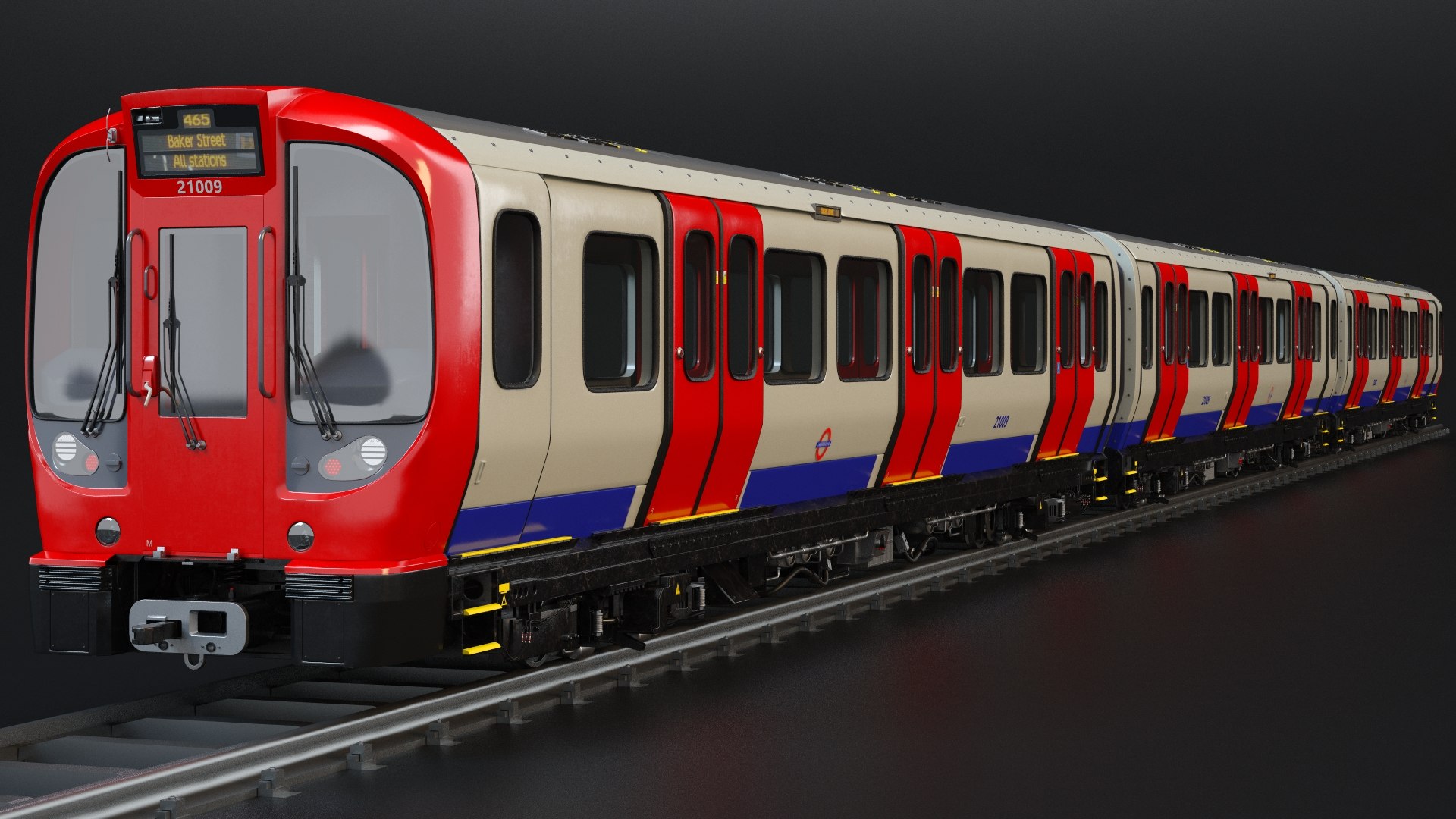 3D Metro Train S8 model - TurboSquid 1757713