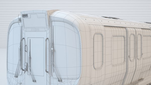 3D Metro Train S8 model - TurboSquid 1757713