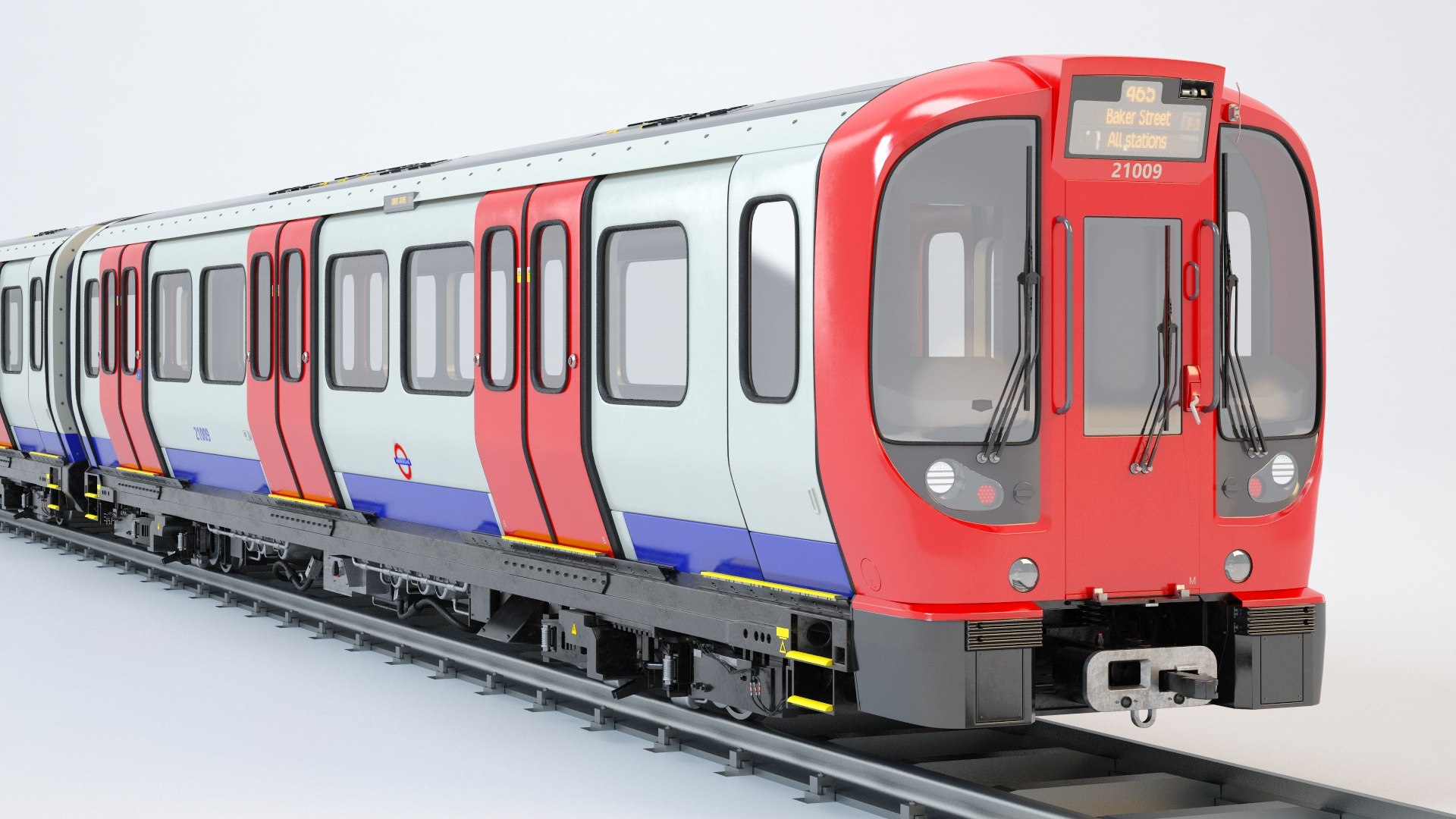 3D Metro Train S8 Model - TurboSquid 1757713