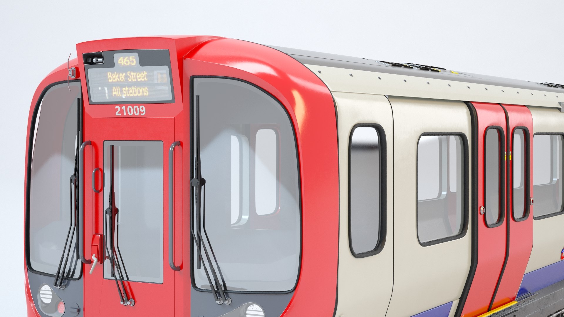 3D Metro Train S8 Model - TurboSquid 1757713
