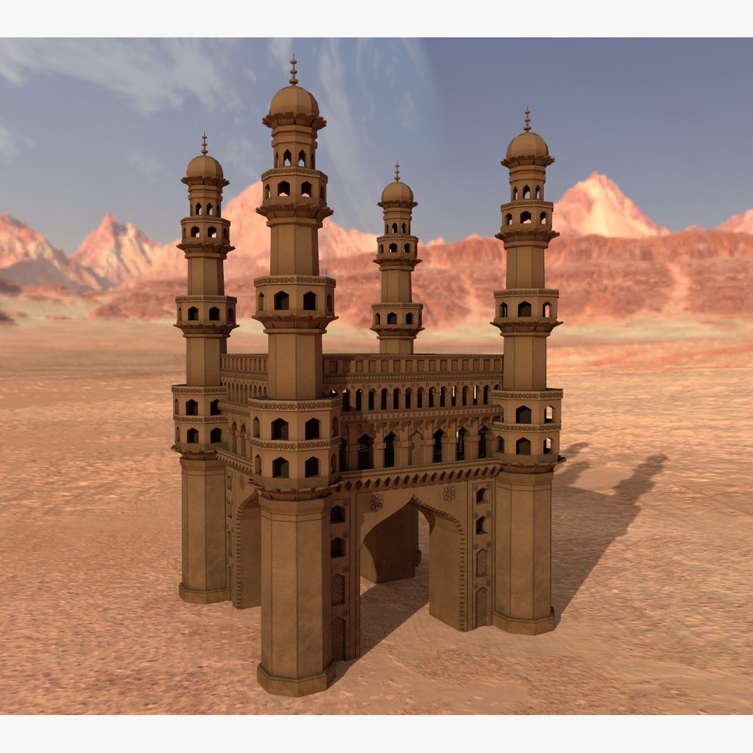 3D Charminar Model - TurboSquid 1896002