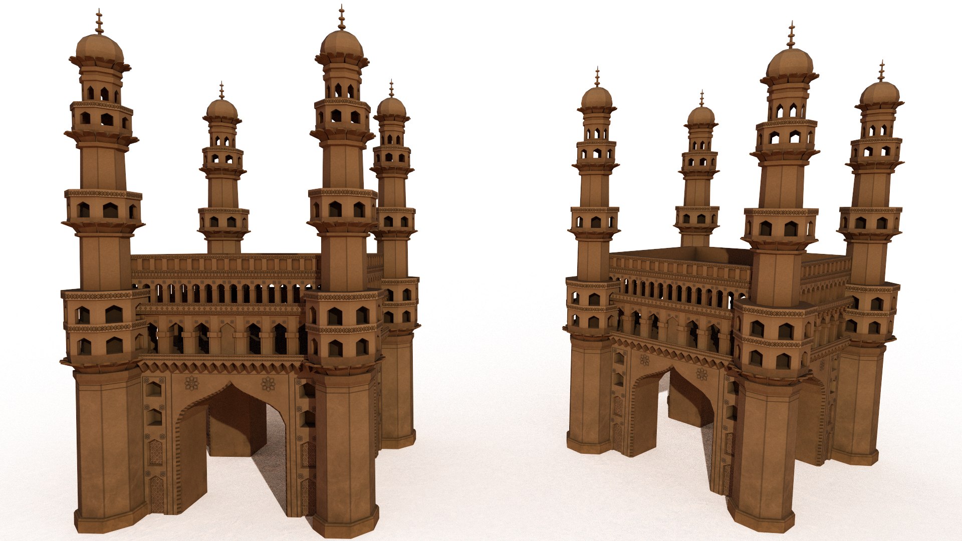 3D Charminar Model - TurboSquid 1896002