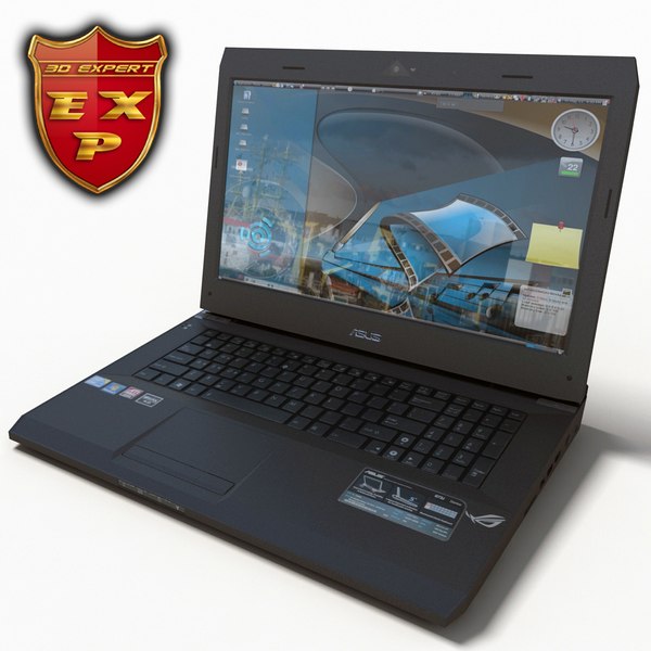 3d model notebook asus g73jhs