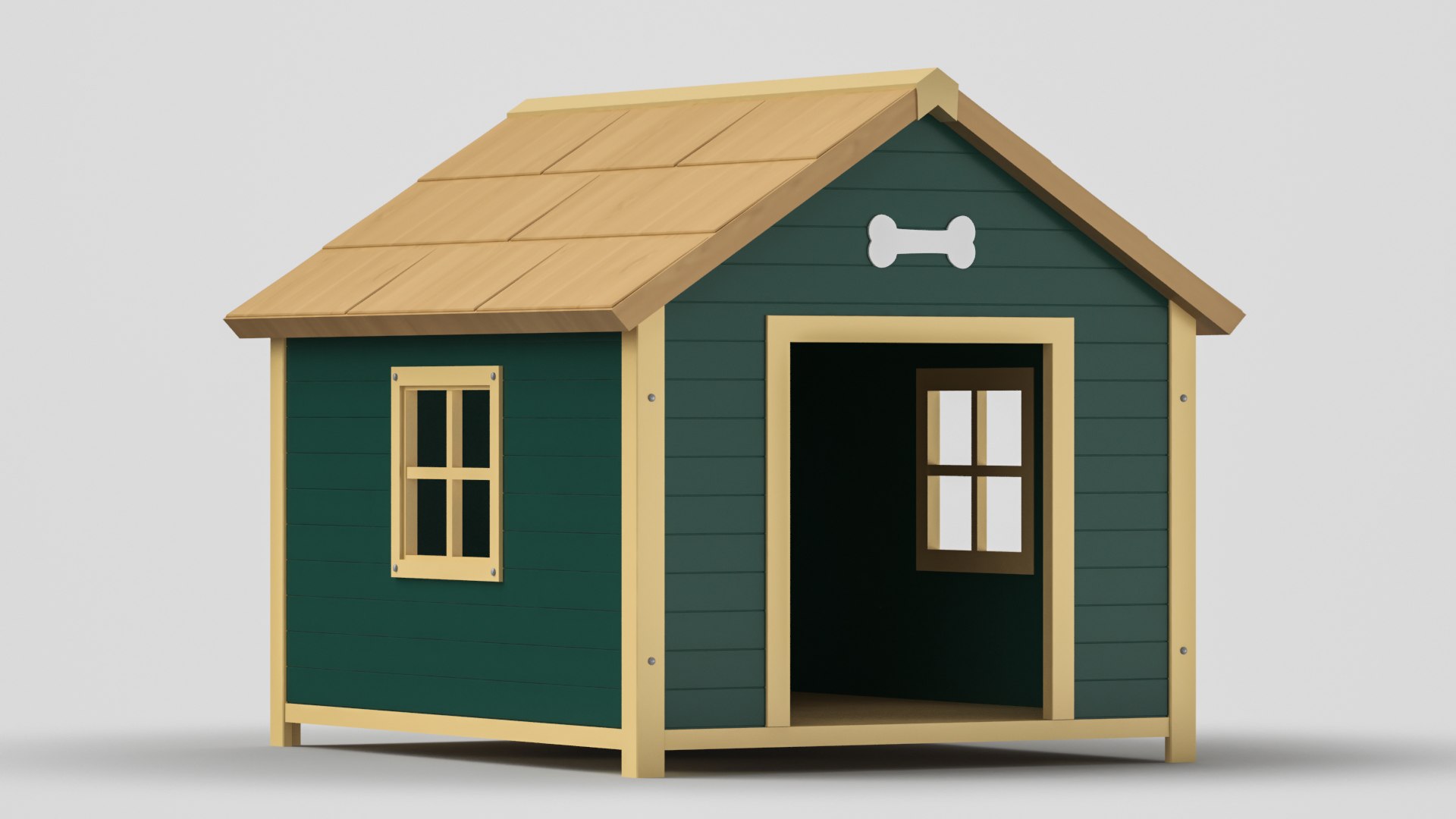 3D Dog House 07 Model - TurboSquid 1808000