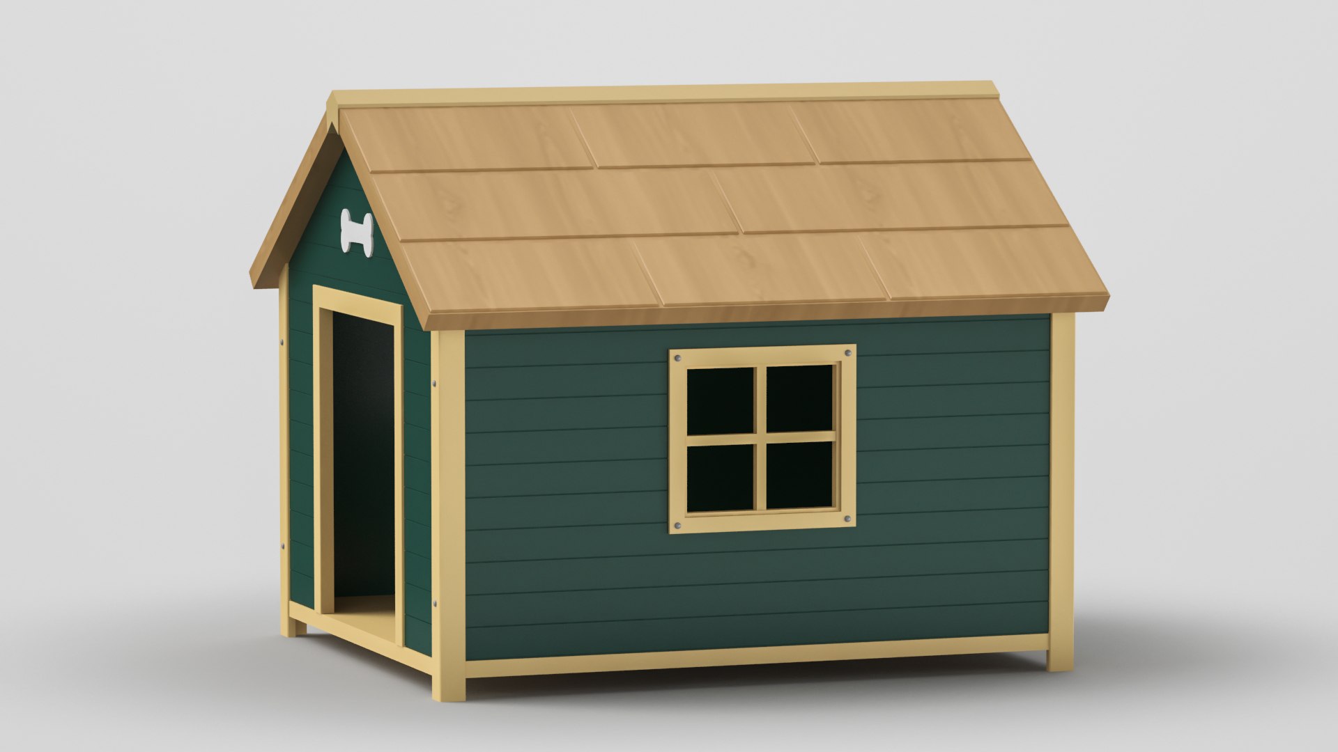3D Dog House 07 Model - TurboSquid 1808000