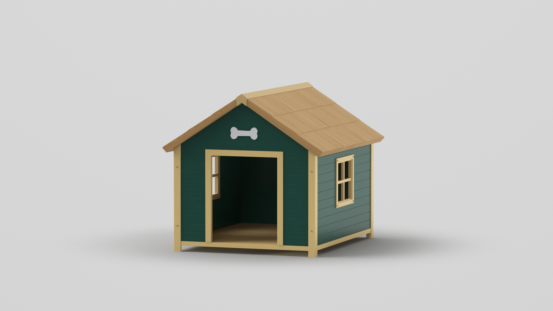 3D Dog House 07 Model - TurboSquid 1808000