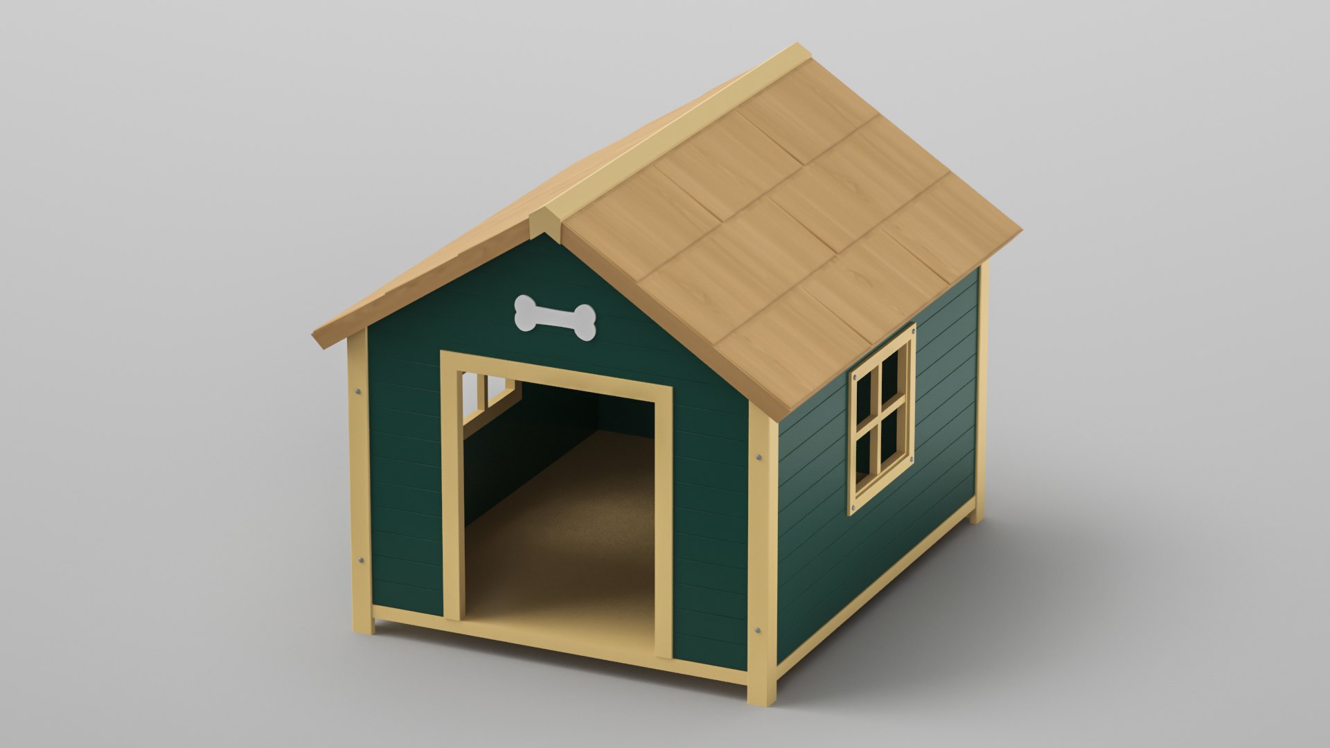 3D Dog House 07 Model - TurboSquid 1808000