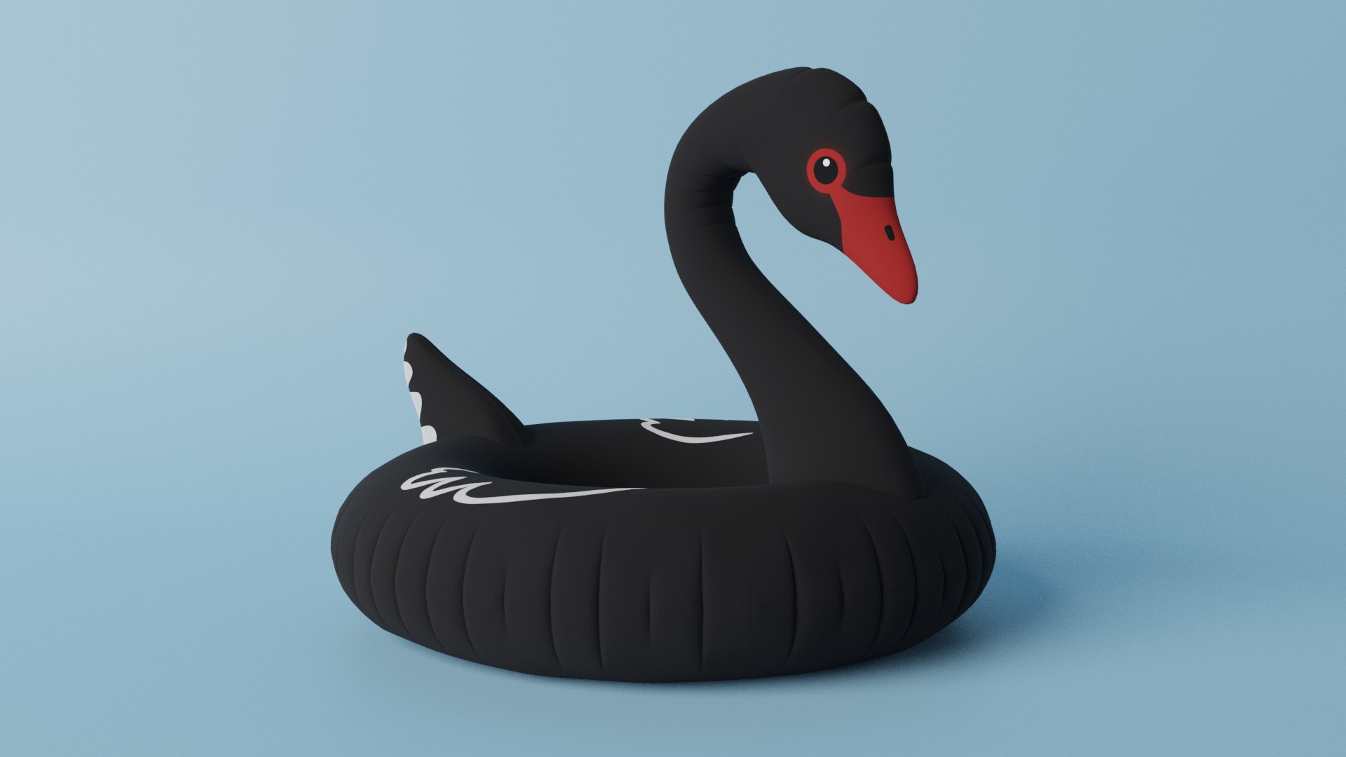 3D Black Swan Pool Float 3D Model Model - TurboSquid 1929955