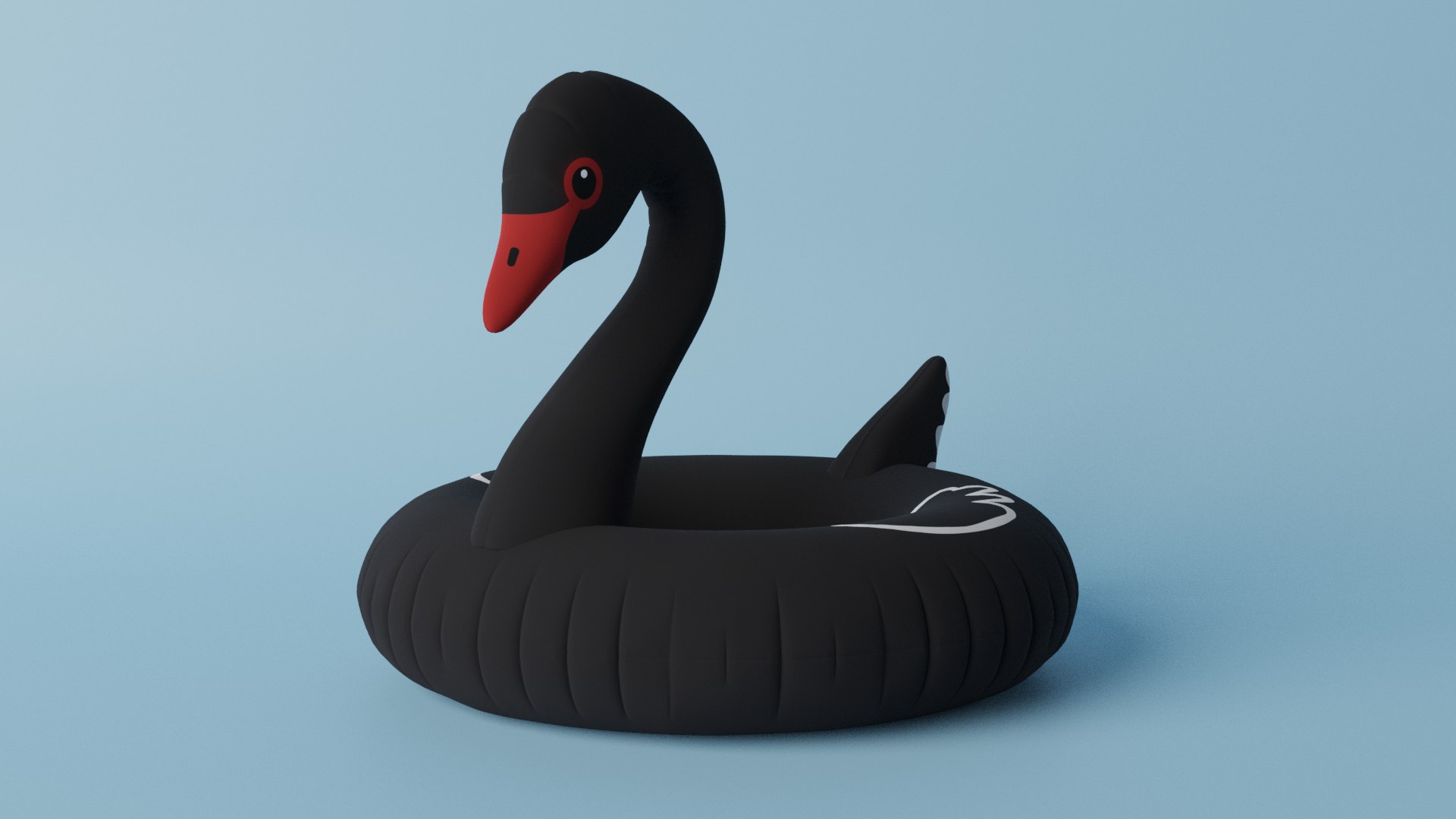 3D Black Swan Pool Float 3D Model Model - TurboSquid 1929955