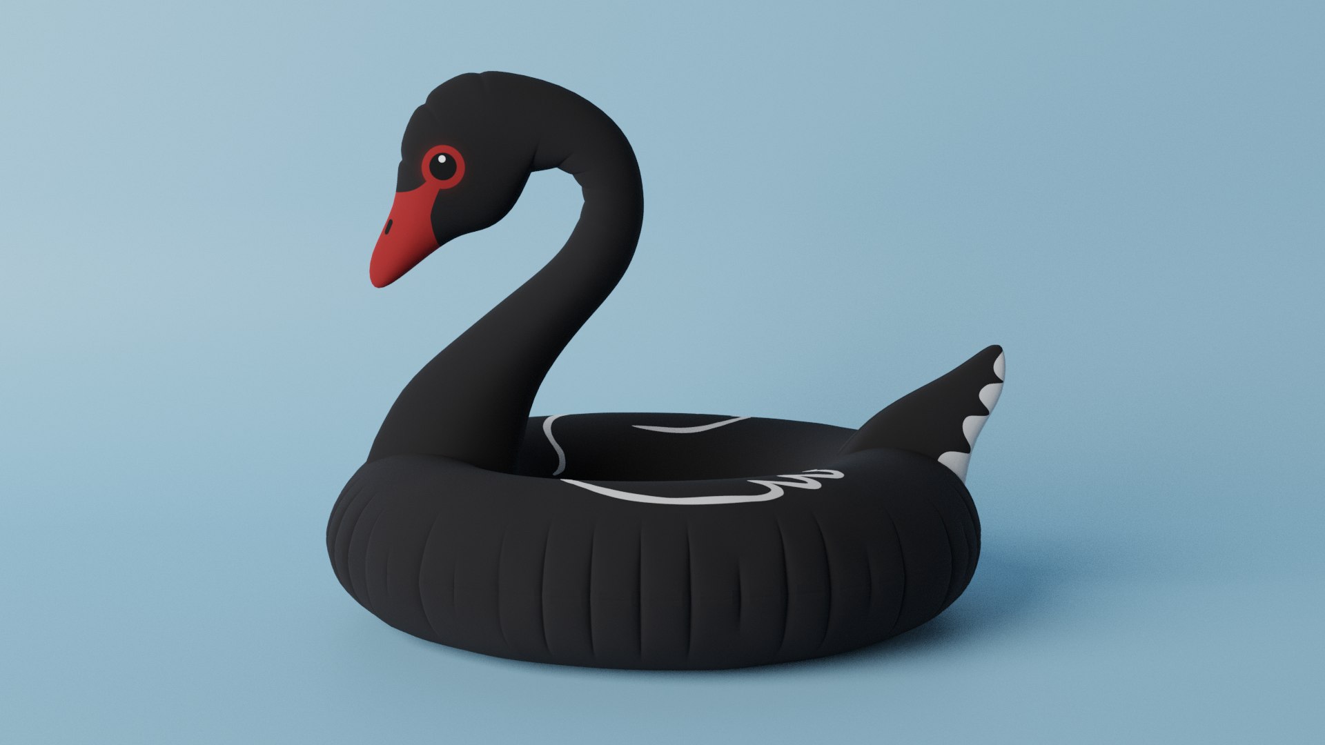 3D Black Swan Pool Float 3D Model Model - TurboSquid 1929955