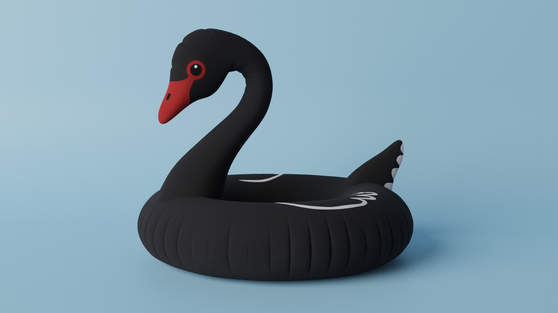 3D Black Swan Pool Float 3D Model Model - TurboSquid 1929955