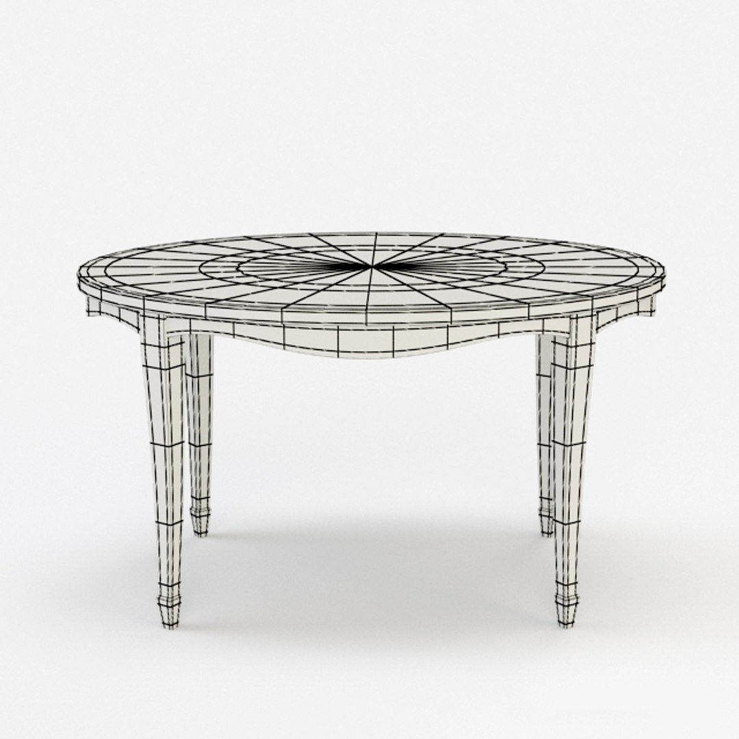 3D Model Architectural Visualization Oval Coffee Table - TurboSquid 1475438