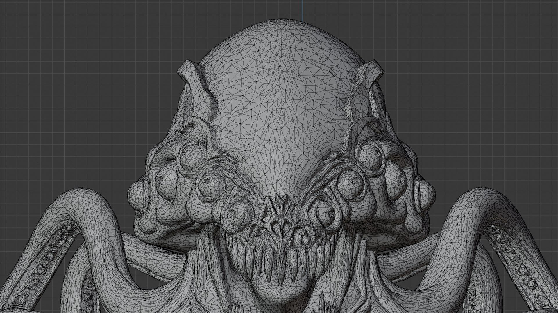 Alien Monster 3D Print Model Bipedal Sci-Fi Creature 3D - TurboSquid ...