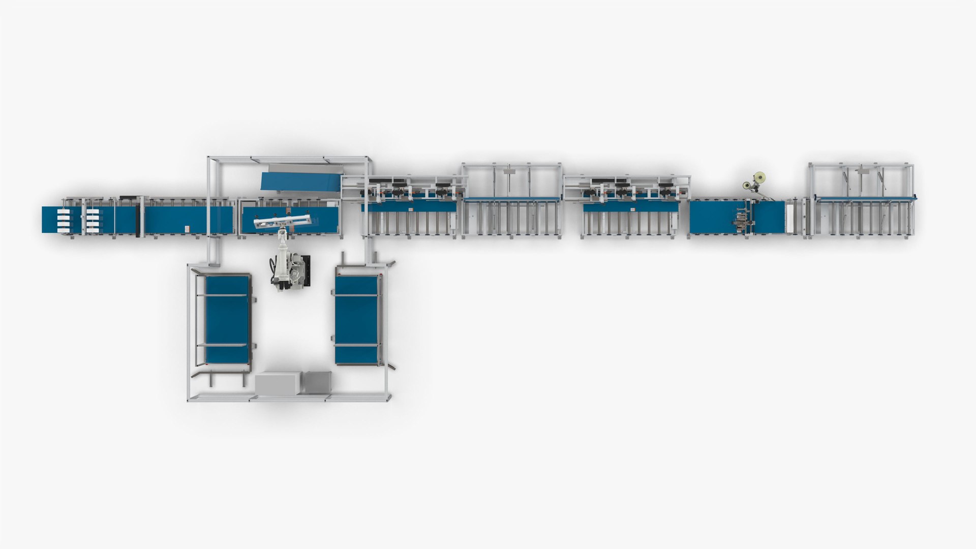 3D Model Automatic Hall Door Panel Assembly Line - TurboSquid 2248343