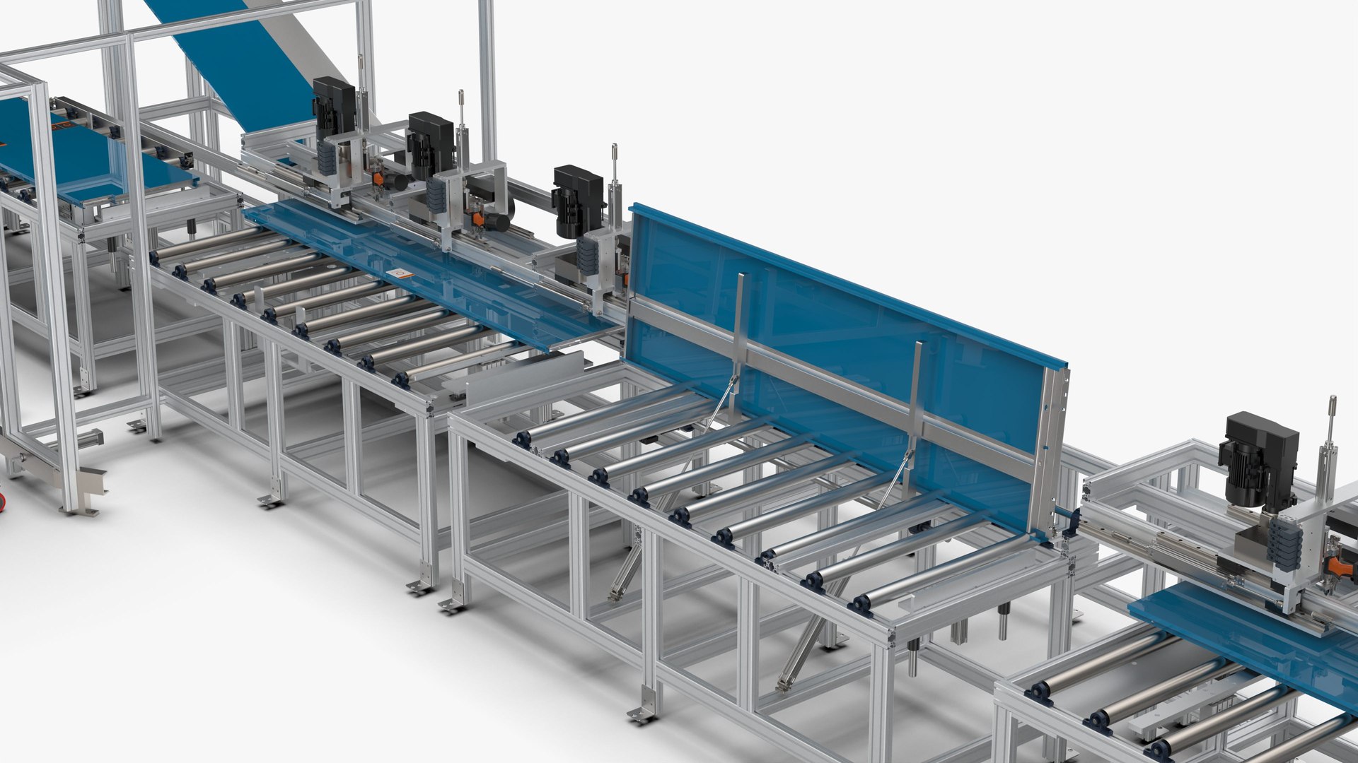 3D Model Automatic Hall Door Panel Assembly Line - TurboSquid 2248343